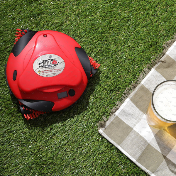 Grillbot Red | Automatic Grill Cleaning Robot | Grilling Gifts for Men