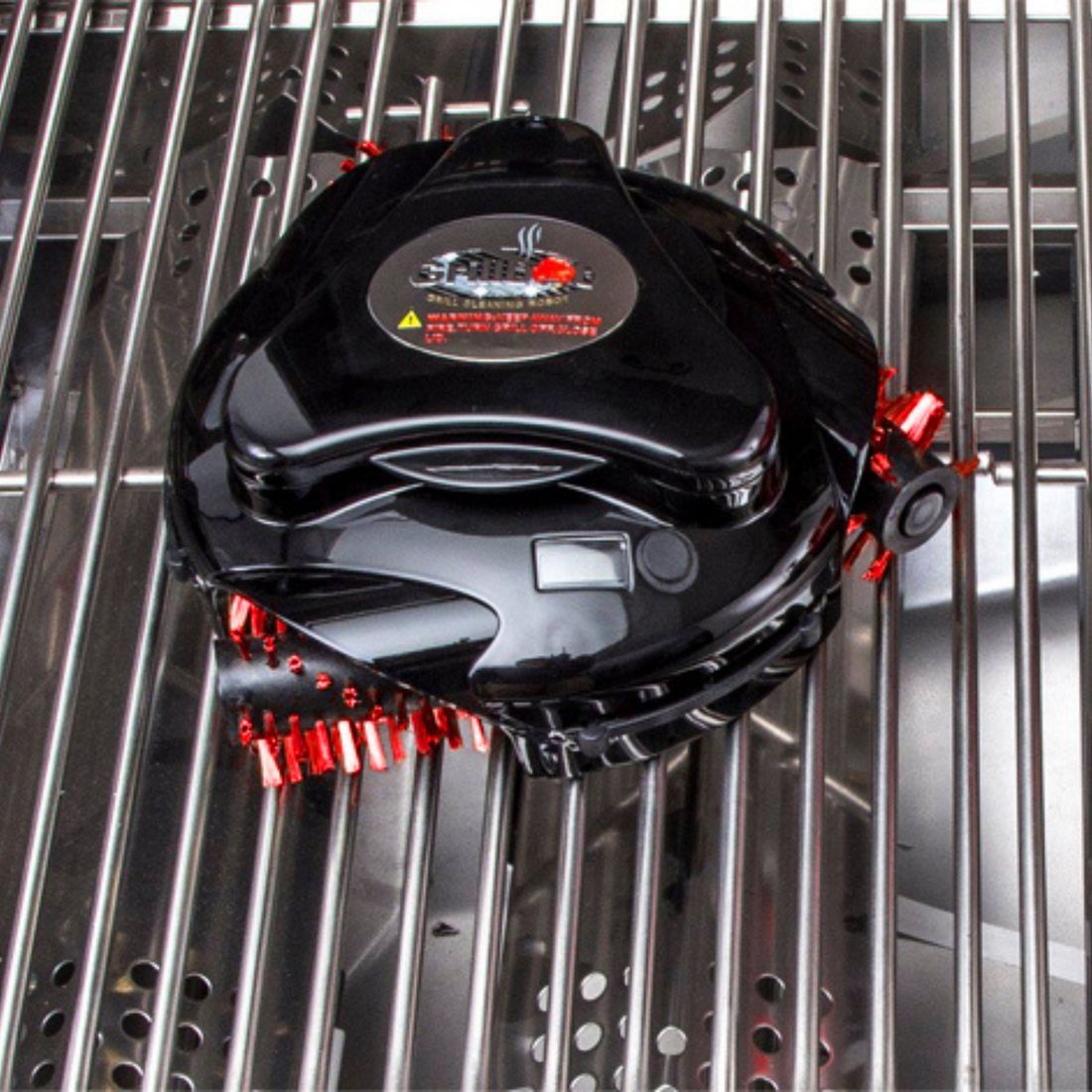 Black Grillbot BBQ Grill Bundle - Automatic Grill Cleaner