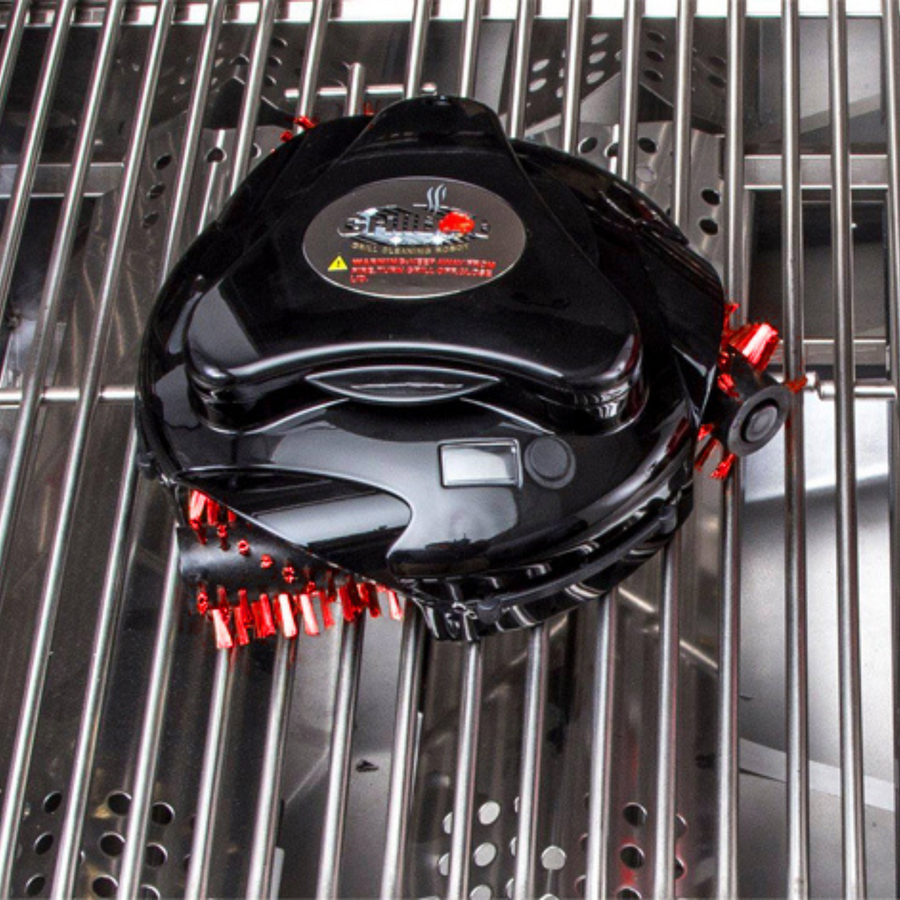 Black Grillbot BBQ Grill Bundle - Automatic Grill Cleaner