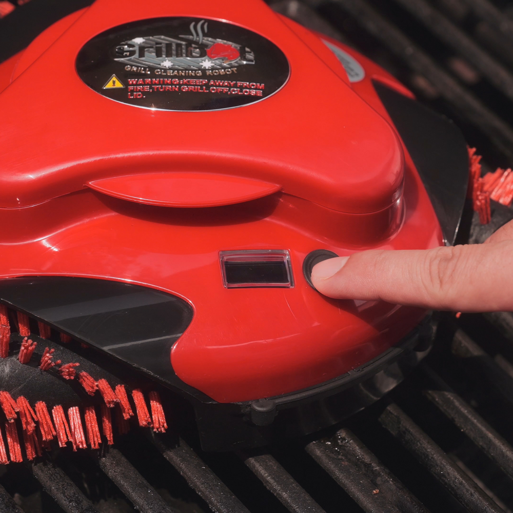 Grillbot Red | Automatic Grill Cleaning Robot | Grilling Gifts for Men