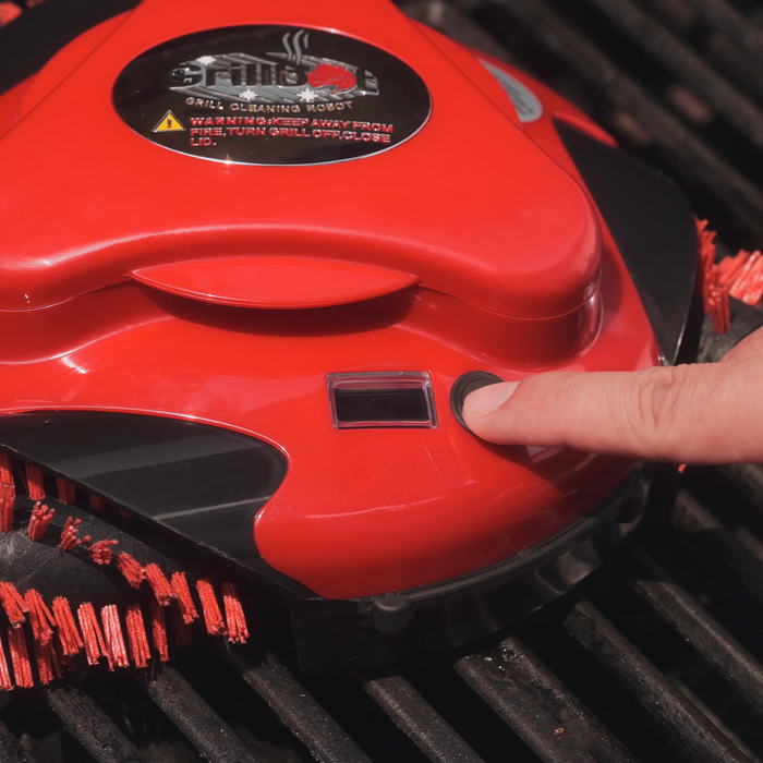 Grillbot Red | Automatic Grill Cleaning Robot | Grilling Gifts for Men